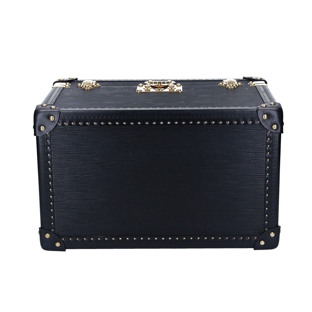 LOUIS VUITTON BOÎTE PHARMACIE VANITY-CASE AUS EPI LEDER IN KOURIL SCHWARZ