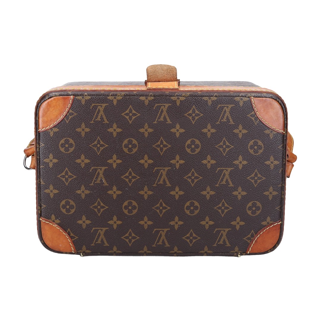LOUIS VUITTON TRAIN CASE BEAUTY-CASE AUS MONOGRAM CANVAS IN VUITTONITE